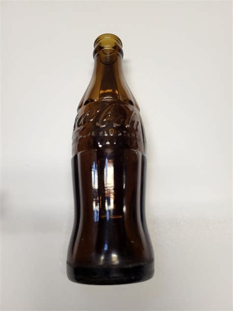 Amber Coca Cola Bottle 1920 Mfg In Gastonia N C 4592996590