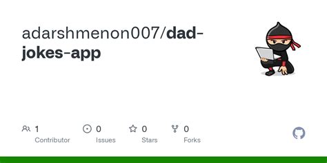 GitHub Adarshmenon Dad Jokes App