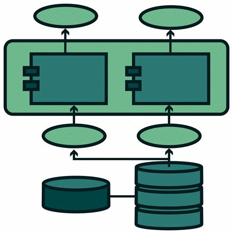 Architecture Data Database Network Repository Server Storage Icon Download On Iconfinder