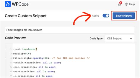 how to fade images on mouseover in wordpress