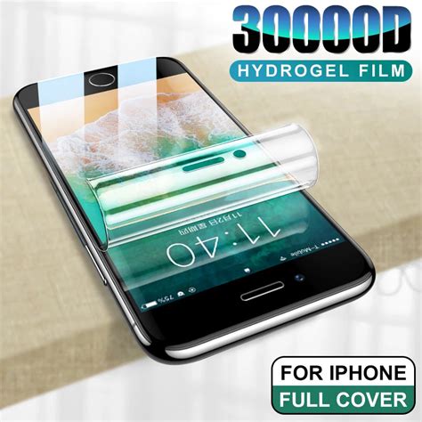 Hydrogel-Film-on-For-iPhone-8-6-7-Plus-SE-Screen-Protector-For-iPhone ...
