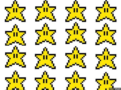 Mario Star Pixel 