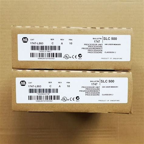 New Sealed AB 1747 L553 SER C SLC 5 05 64K CPU Processor Unit 1747L553 EBay