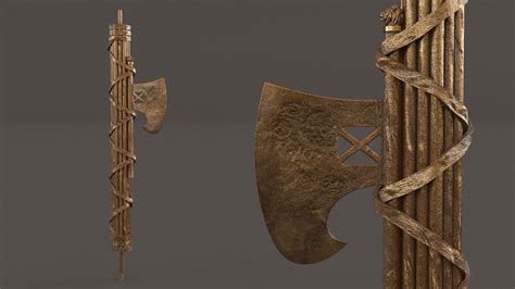 Classical Roman Fasces Axe Bronze 3d Model Turbosquid 2423101