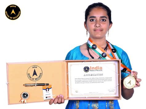 Gowri Borkar Appreciation India Book Of Records