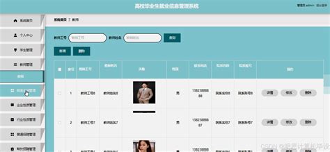 Javavue计算机毕设高校毕业生就业信息管理系统【开题程序论文源码】 Csdn博客