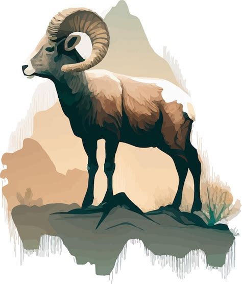 Premium Vector Vector Of Goat