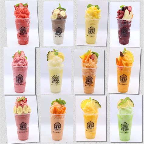 ชุดเปิดร้านน้ำผลไม้ปั่น สมูทตี้ Smoothies อาหาร สมูทตี้ สูตรเครื่องดื่มกาแฟ