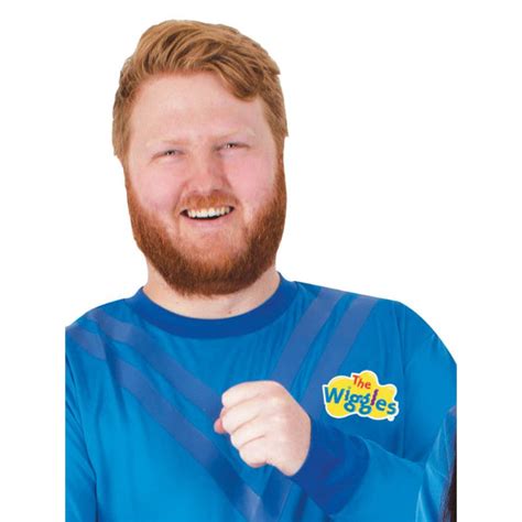 Wiggles Blue Costume Top Adult Unisex Skivvy Cracker Jack Costumes