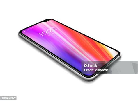 흰색에 고립 된 모든 화면 다채로운 스마트 폰 모형 3d 렌더링 스마트폰에 대한 스톡 사진 및 기타 이미지 스마트폰 흰색
