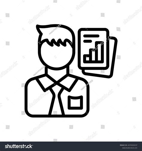 Data Scientist Icon Vector Logotype Stock Vector Royalty Free