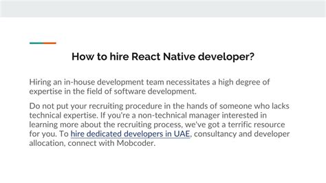 Ppt How To Hire React Native Developers Powerpoint Presentation Free
