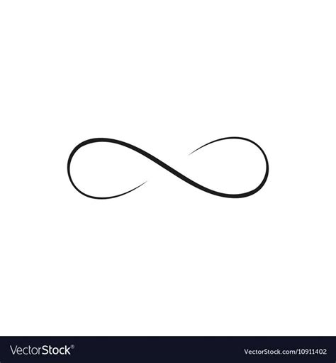 Infinity Symbol Icon Vector Illustration