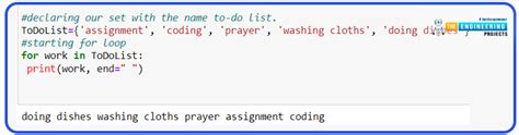 Sets In Python Using Jupyter Notebook The Engineering Projects