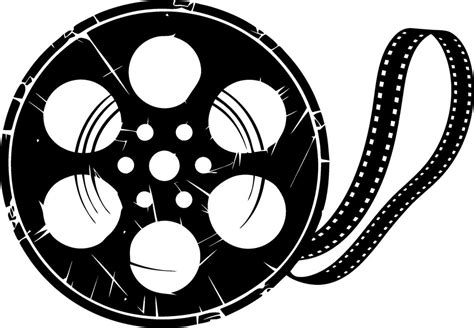 Vintage Film Reel Illustration For Cinematic And Entertainment Design