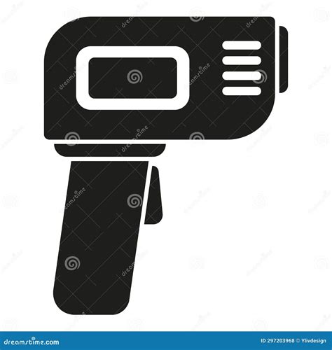 Check Temperature Gun Icon Simple Vector Health Scan Stock Vector Illustration Of Measure
