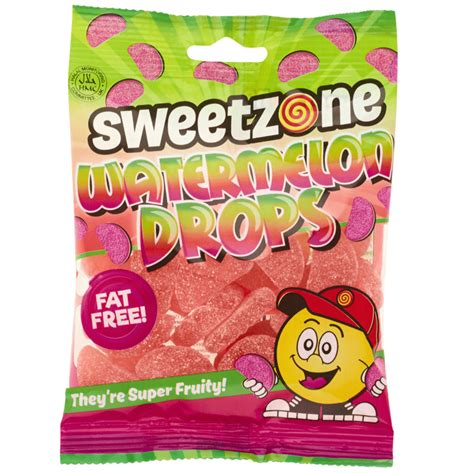Sweetzone Watermelon Drops Peg Bag 90g Sosweet