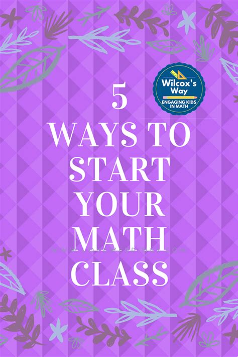 Wilcoxs Way Beginning Of Class Routine Revamp