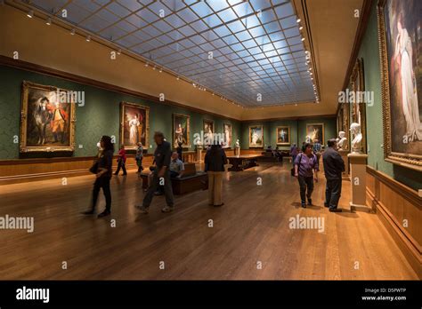 The Interior Of The Beautiful Huntington Art Gallery At The Huntington