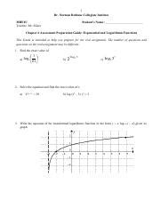 Master Exponential & Logarithmic Functions: Study Guide | Course Hero