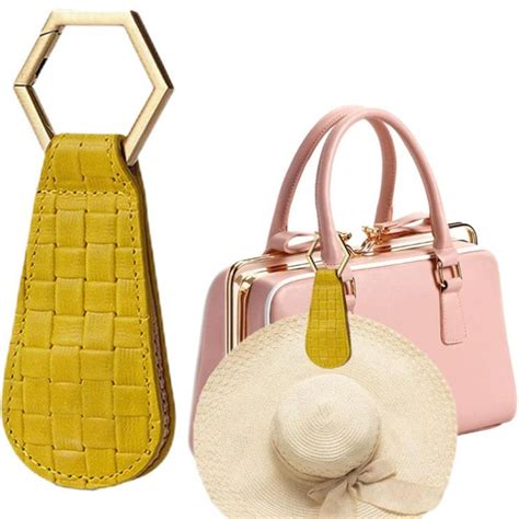 现货编织皮革磁吸帽夹 户外旅行手提包磁性帽子夹 高尔夫帽收纳夹 阿里巴巴