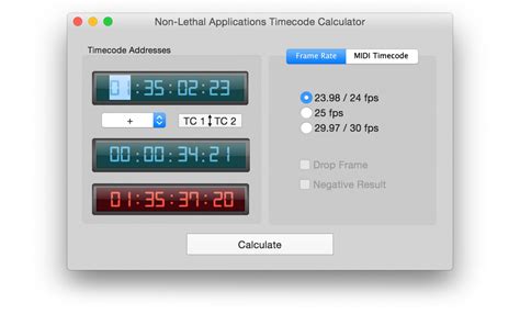 Timecode Calculator Free Studio Tool VST Warehouse