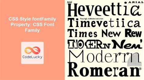 Css Style Fontweight Property Css Font Weight Codelucky