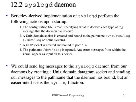 Ppt Chapter 12 Daemon Processes And Inetd Superserver Powerpoint Presentation Id4174360
