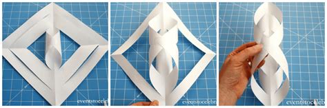 How To Make A 3d Paper Snowflake Easy Tutorial Party Ideas For