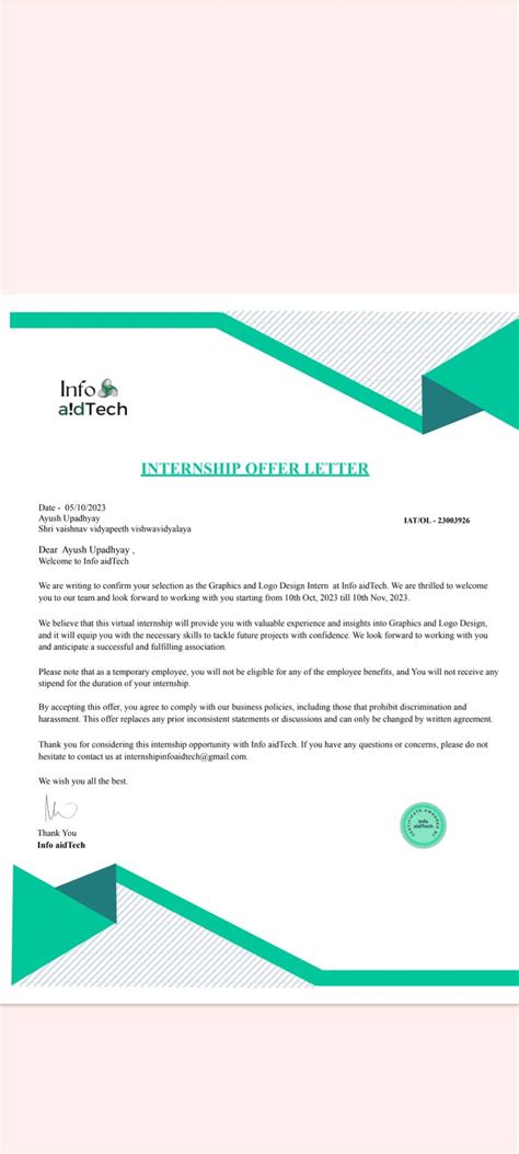 Infoaidtech Info Iad Internship Ayush Upadhyay