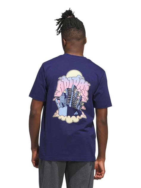 Adidas Тениска 90s Nostalgia City Graphic T Shirt
