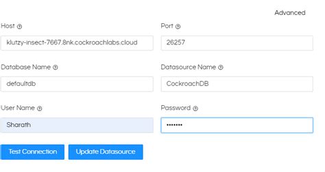How To Connect Cockroach Db To Helical Insight Helical Insight