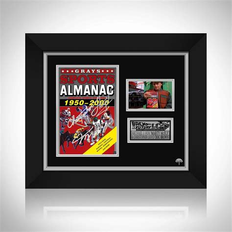 Back To The Future Sports Almanac Photo Limited Signature Edition