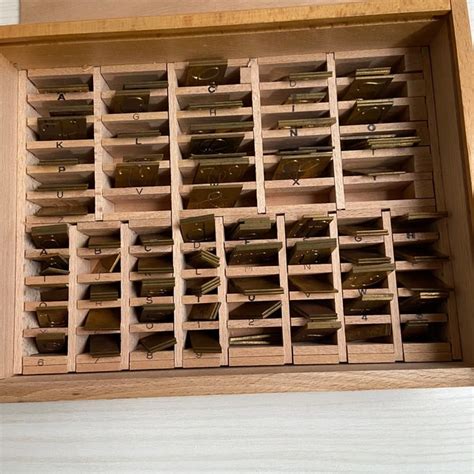 Gravograph Brass Cursive Upper And Lower Case Letters Numbers £7870 Picclick Uk