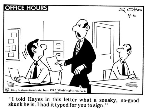 Office Hours Comic Strip 1972 04 06 Comics Kingdom