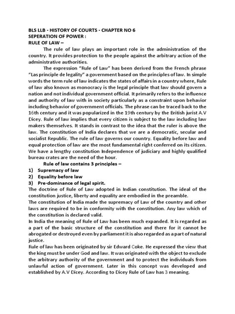 Bls Llb History Of Courts Chapter No 6 Pdf