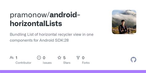 GitHub Pramonow Android HorizontalLists Bundling List Of Horizontal Recycler View In One
