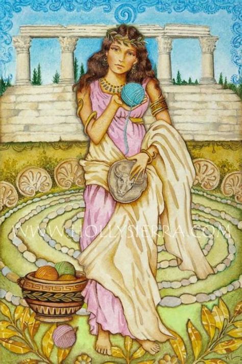 Ariadne Princess Of Greek Mythology Etsy Tarot Mythology Artwork