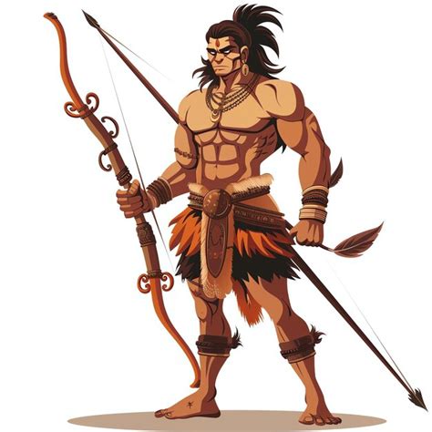Bhima Indian Illustration Premium Ai Generated Psd