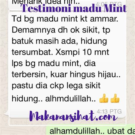 Madu Mint Keluaran Quadmeds Sdn Bhd Assyifa Health Adalah Madu Asli