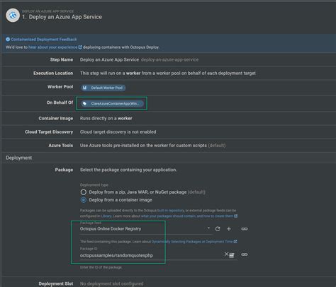 Deploy An Azure App Service Step Creates And Updates The Linuxfxversion