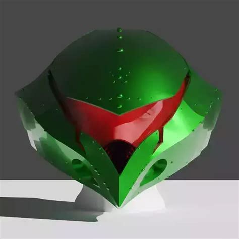 Metroid Dread Samus Aran Inspired Helmet 3d Model 3d Printable Cgtrader