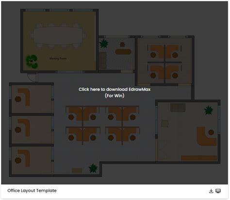 Free Editable Office Layout Examples Templates Edrawmax 18810 The