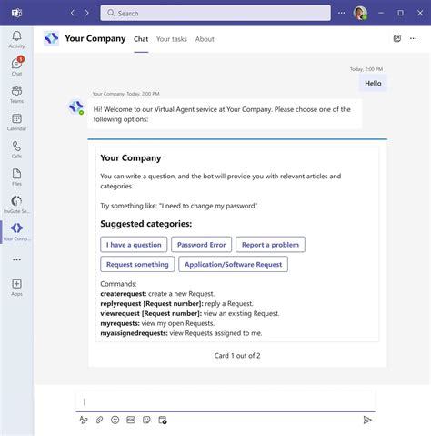 New Virtual Agent For Microsoft Teams Try It Now