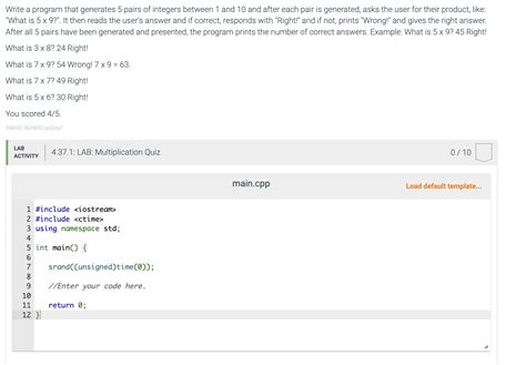 Solved Write A Program That Generates Pairs Of Integers Chegg Com