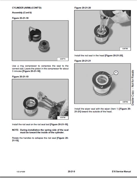 Bobcat E16 Excavator Repair Service Manual