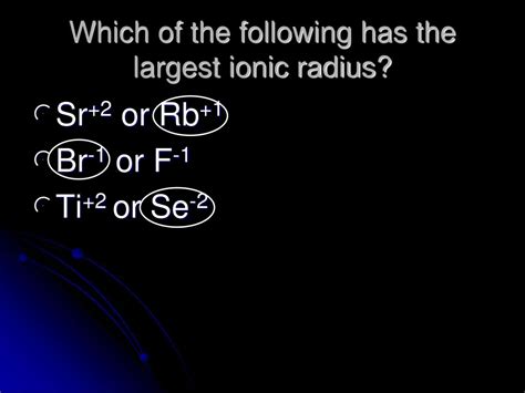 Ppt Atomic And Ionic Radii Trends Understanding Elements Sizes