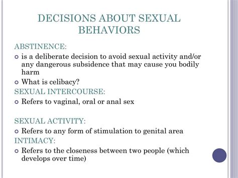 Ppt Understanding Communication And Decision Making In Sexual