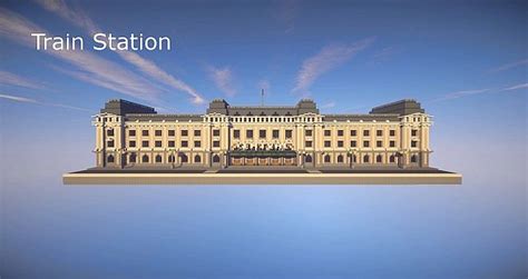 Train Station Schematic Minecraft Map