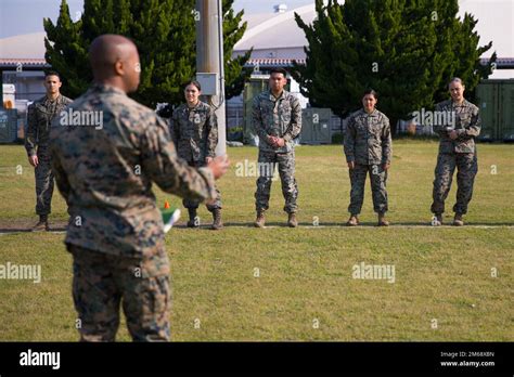 U S Marines With Marine Aircraft Group Mag 12 Prepare For A Physical